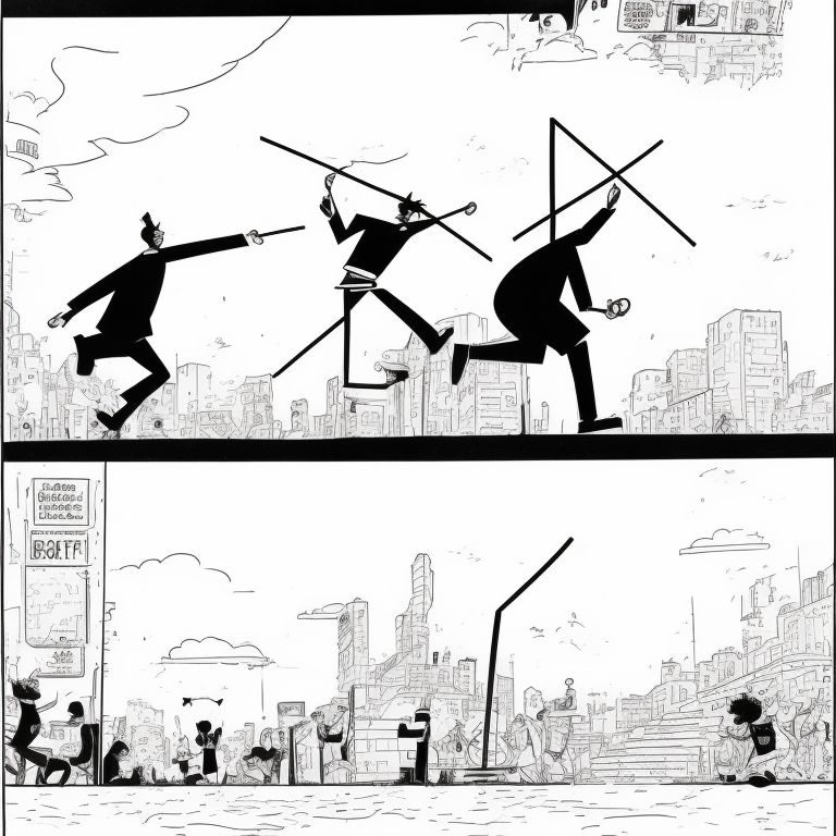 douggreathouse: comic strip-style line drawing of a stick man trying to ...