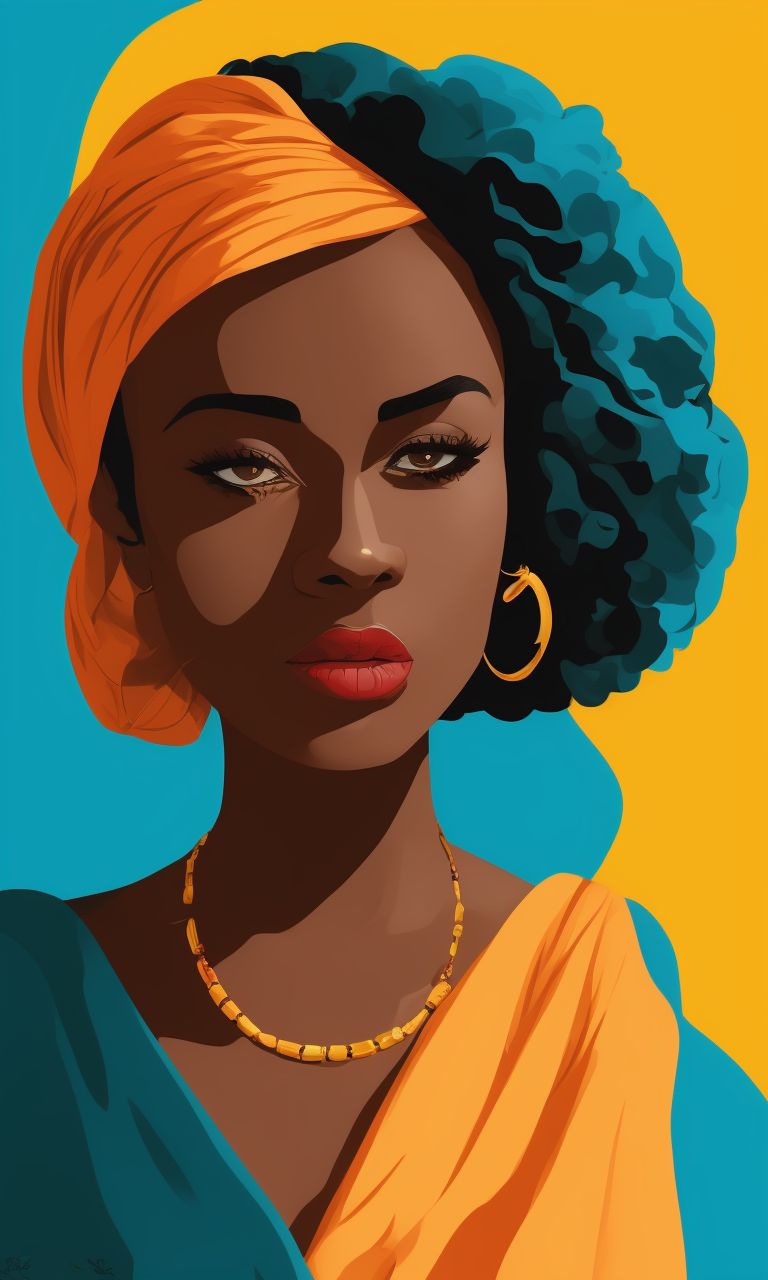 Confident Beautiful Girl Drawings Simple