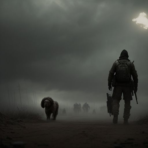 slimy-goose943: a zombie apocalypse and only one human is left on earth ...