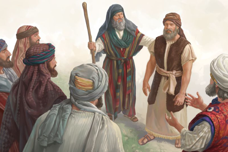 AmigoJC: High priest Eli with his head down before the two young ...