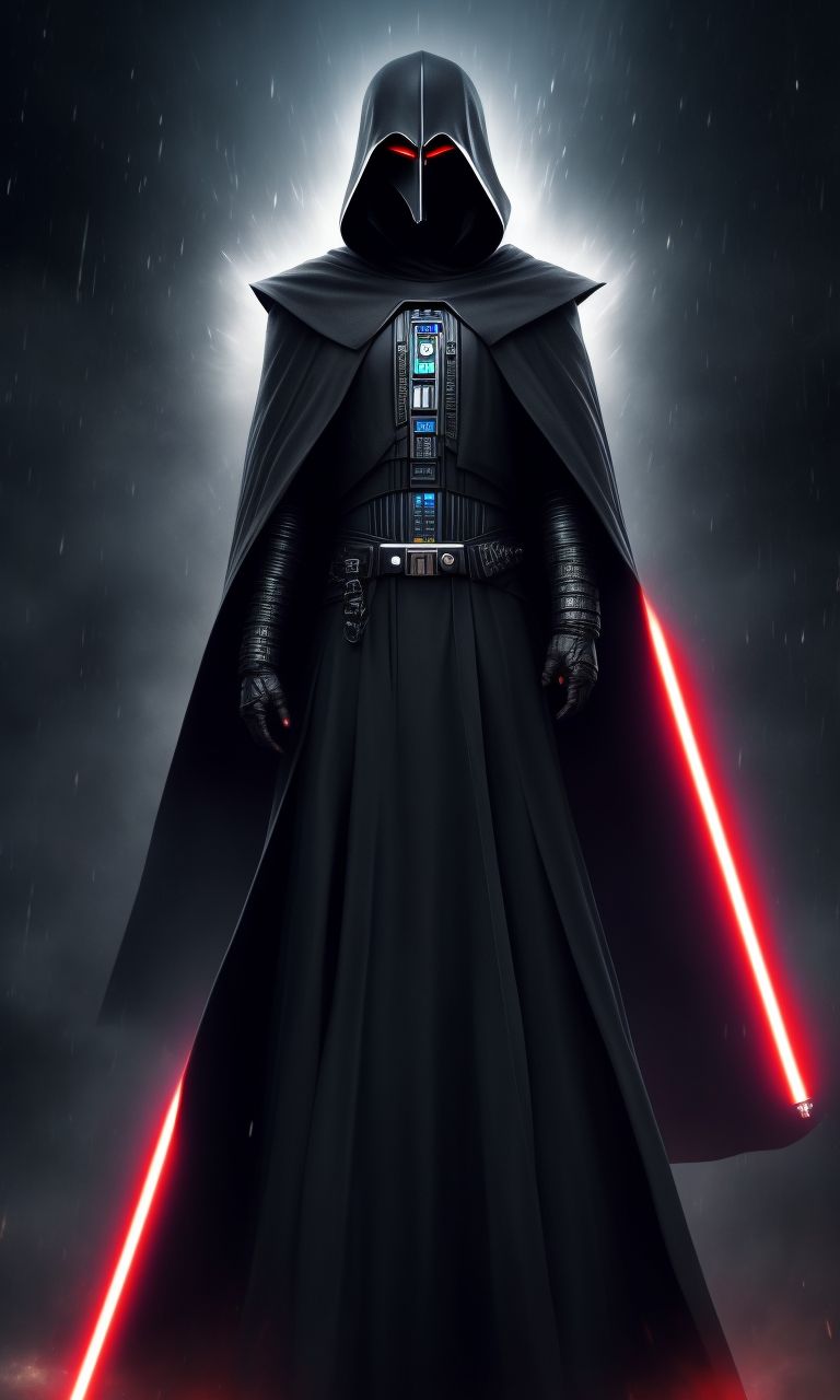 wavy-hornet227: Sonic the Hedgehog wearing a black Jedi cloak. Cyber ...