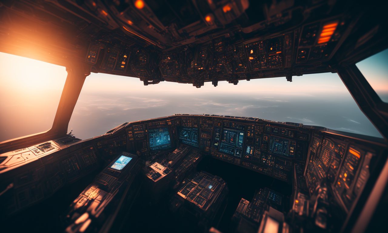 alert-mantis429: Millennium falcon spaceship cockpit from Star Wars, in ...