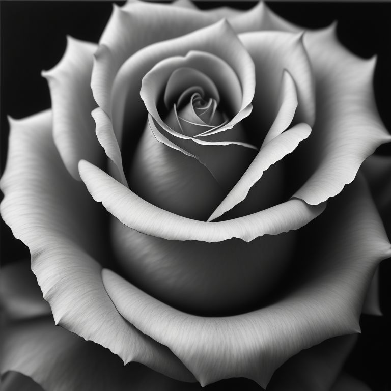 Realistic Rose Pencil Sketches