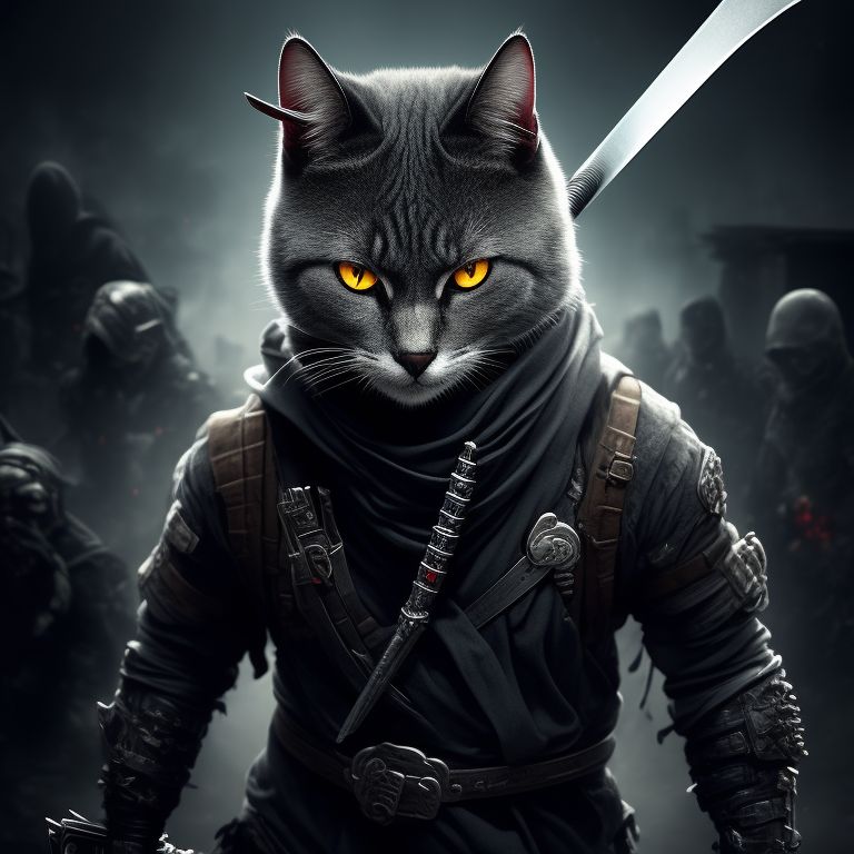Black Ninja Cat