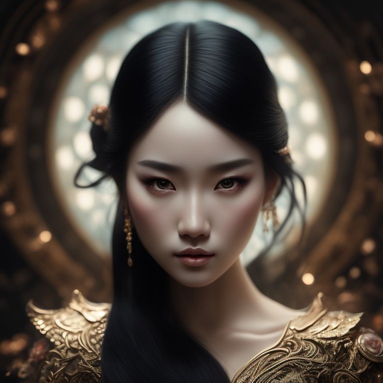 photography half body, centered, beautiful tong liya as wuxia woman ...