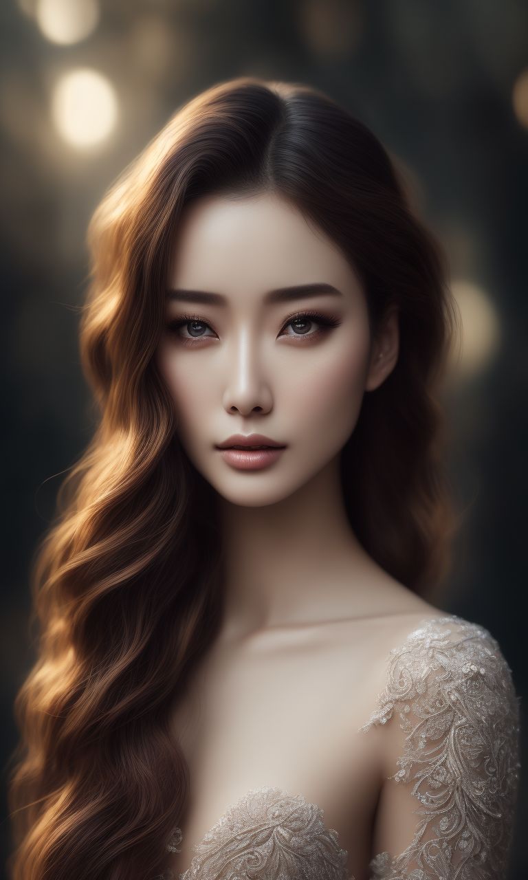 clam-shell857: photography half body, centered, beautiful fan bingbing ...