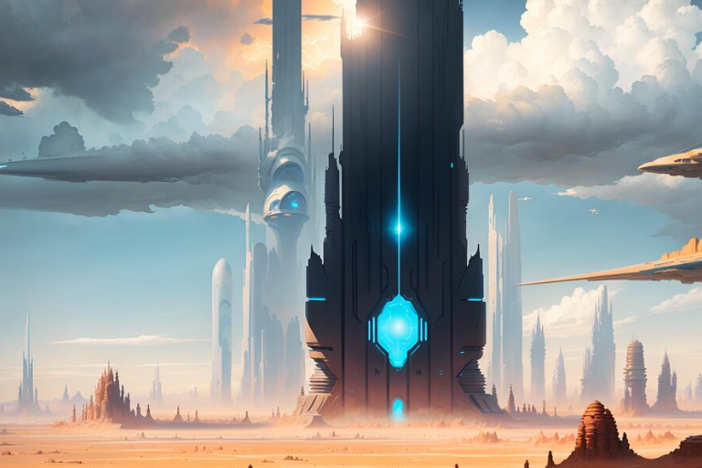 Agurzil.Awessu: blue futuristic city in cosmo, blue alien planet, milky ...