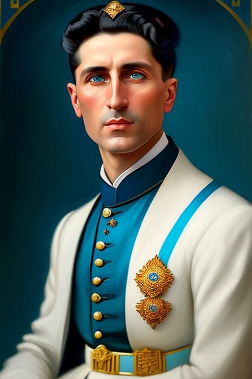 bouncy-mule791: Corneliu Zelea Codreanu in the art style of Viktor ...