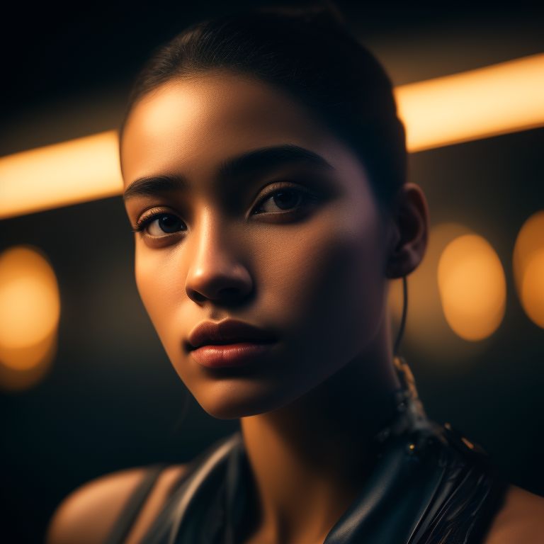 flawed-jay833: luminism, head-to-shoulder portrait of a Cute student ...