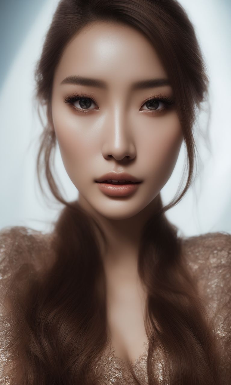 clam-shell857: centered, Photography, half body, portrait photo of ...