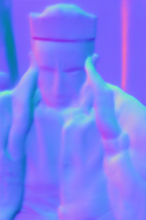 AmigoJC: King David, crown on his head, hands on his head, head down ...