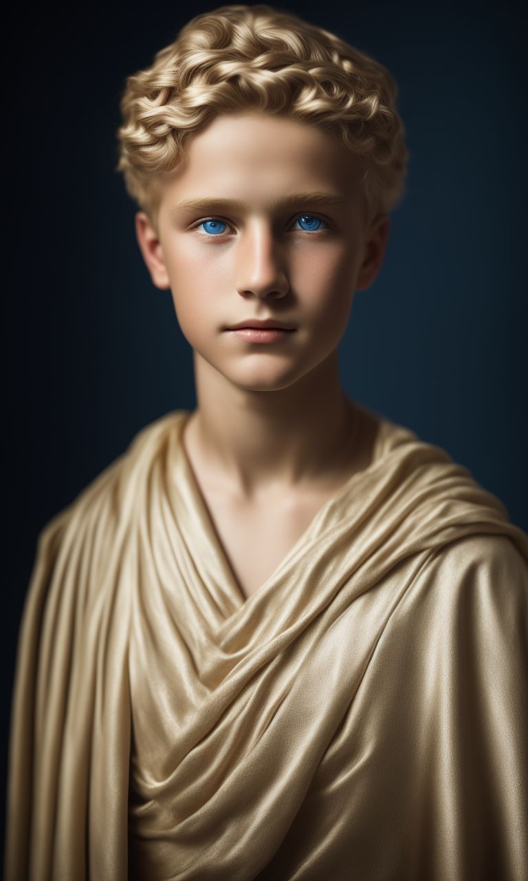 Strawberry Blonde Hair Blue Eyes Boy