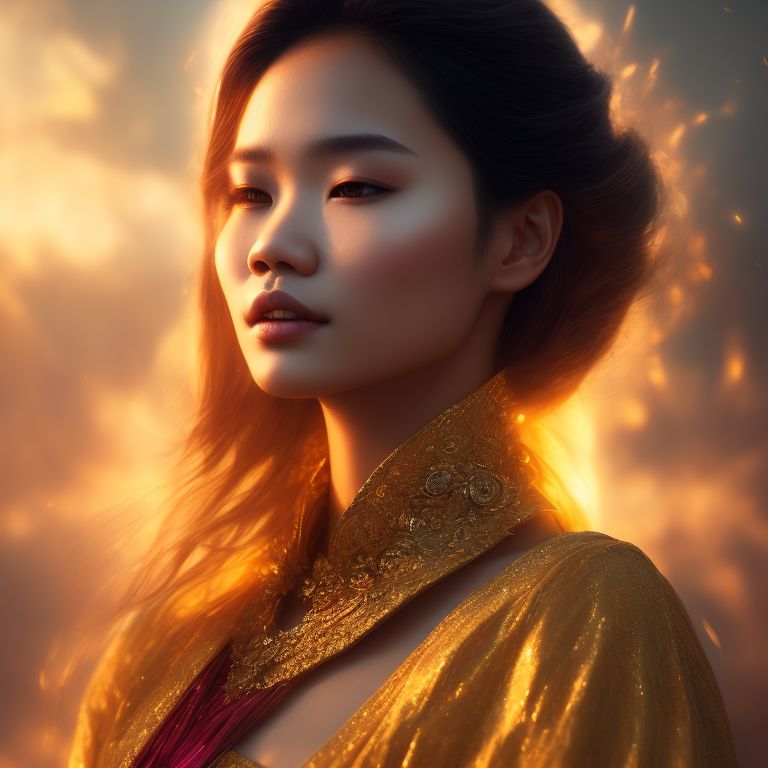 limping-newt727: rays of light radiate from her head almost like the ...