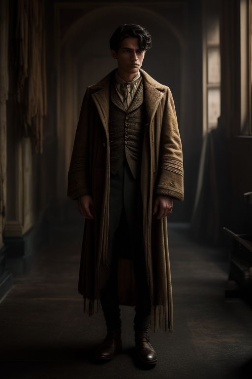 Fedoraxsa: handsome man dressed in ragged clothes