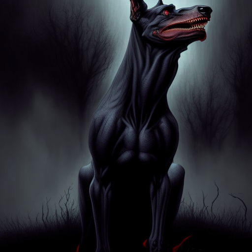 Evil Doberman