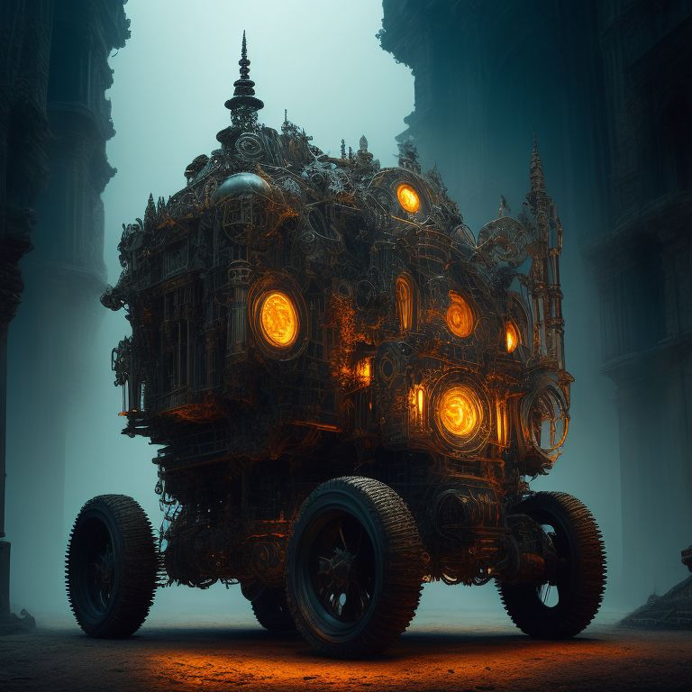 faint-lion50: biomechanical steampunk cyborg vehicle reminiscent of ...