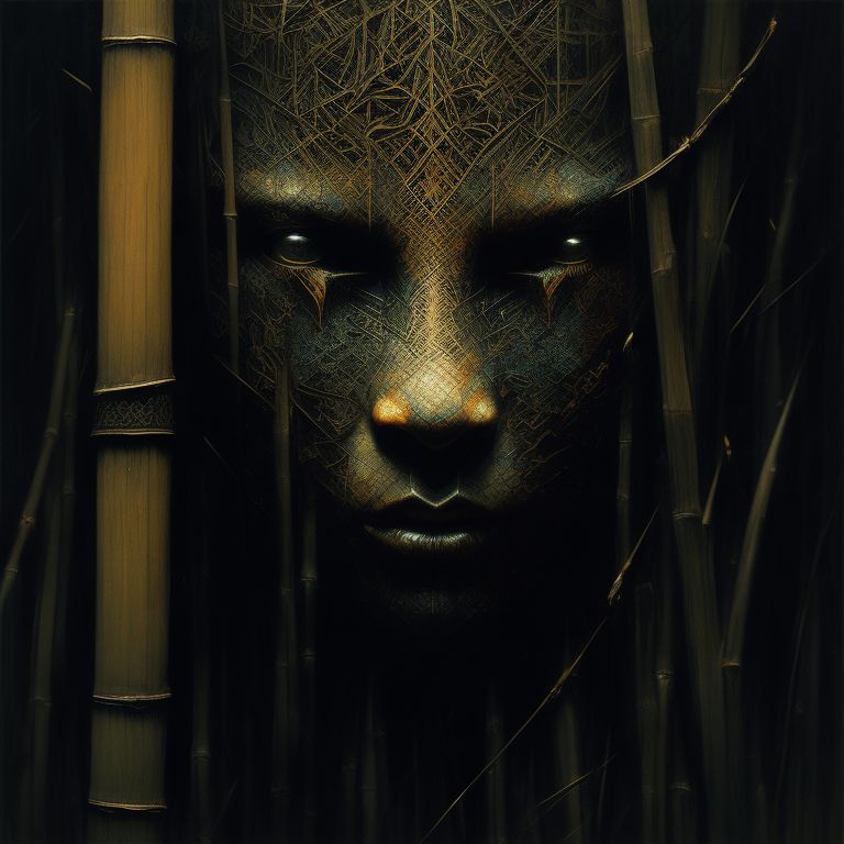 BAMBOO FACE by Max Turbo | PromptHunt Template