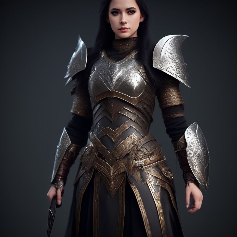 Realistic Female Plate Armor
