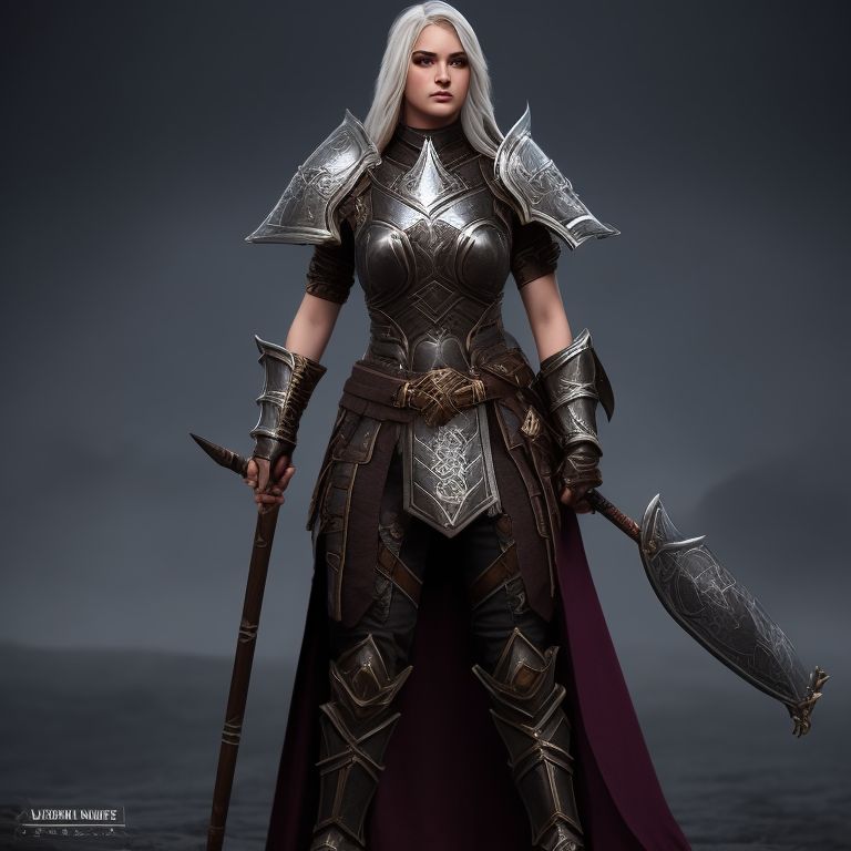 Realistic Female Plate Armor