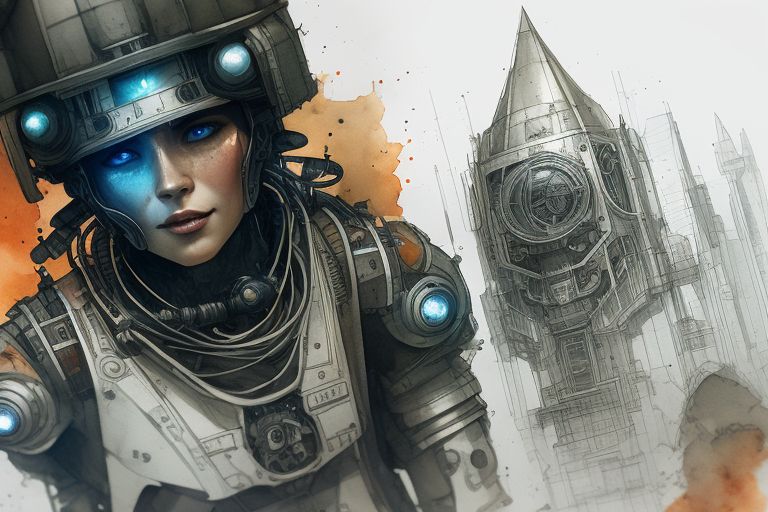 perky-koala40: Futuristic cyborg, steampunk gnome portrait, time ...