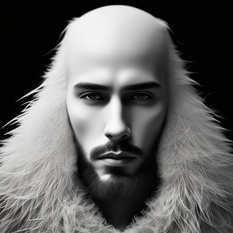 MAN in BLANK by Max Turbo | PromptHunt Template