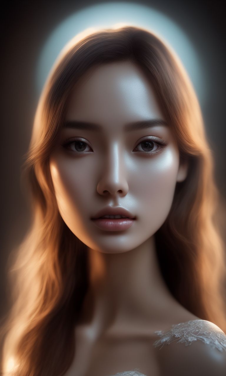 clam-shell857: centeredPhotography, half body, portrait photo of ...