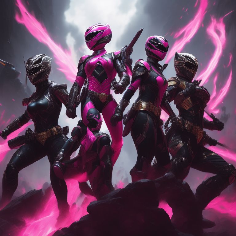 Pink Power Ranger Mighty Morphin Wallpaper