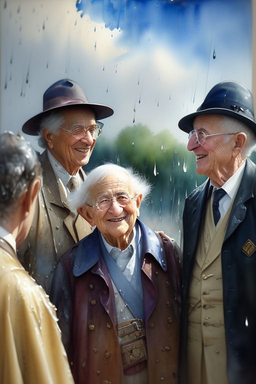Group Of Old People Laughing