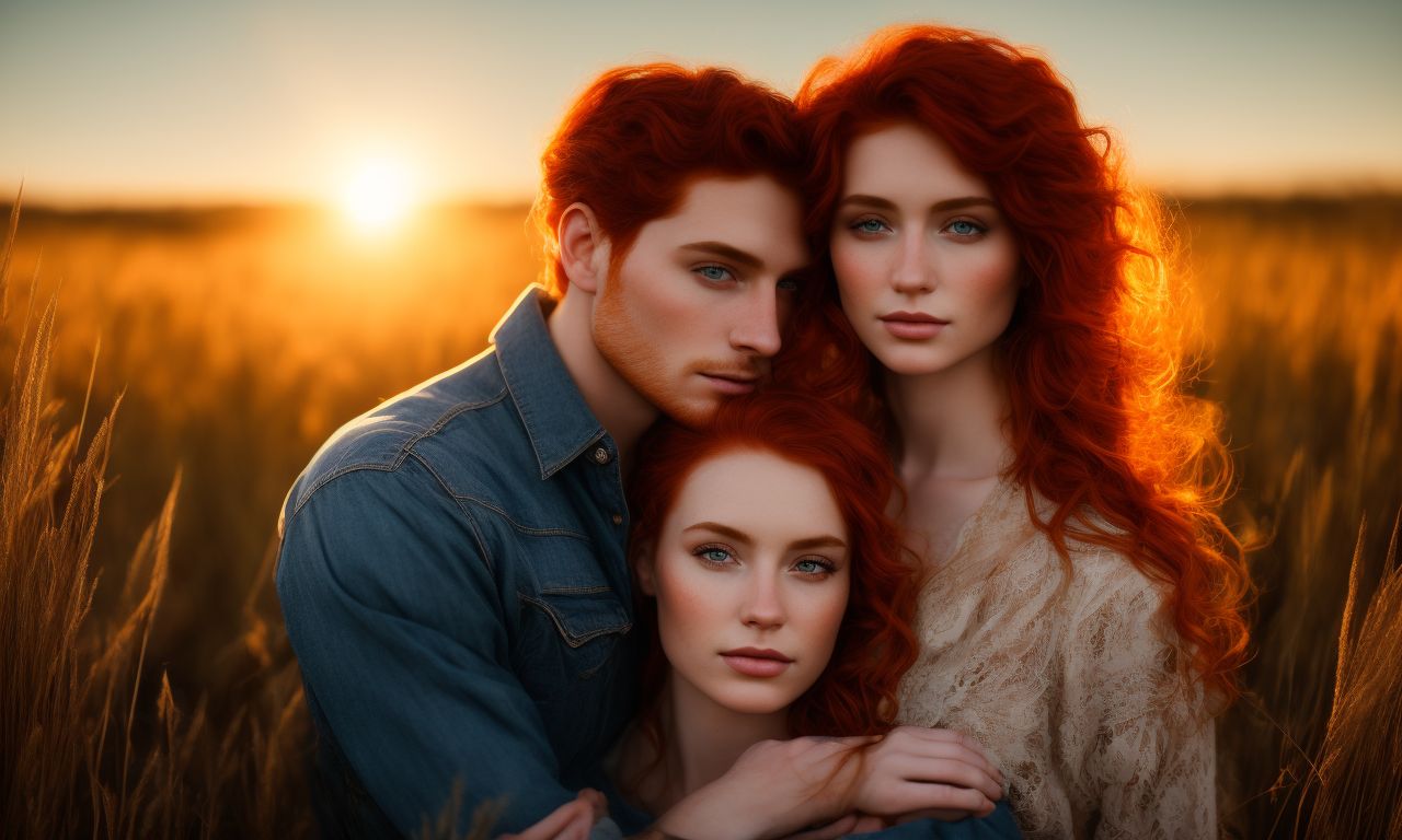 lovely-ant21: red headed beautiful girl at a ranch