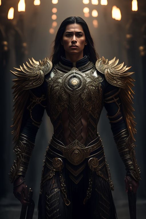 fearful-deer917: warrior angels with chains and fire