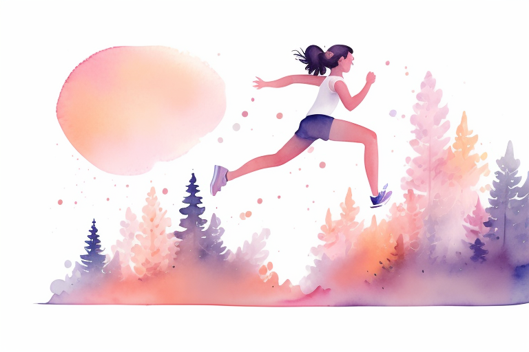 drafty-shrew643: An athlete girl running and jumping obstacles in a ...