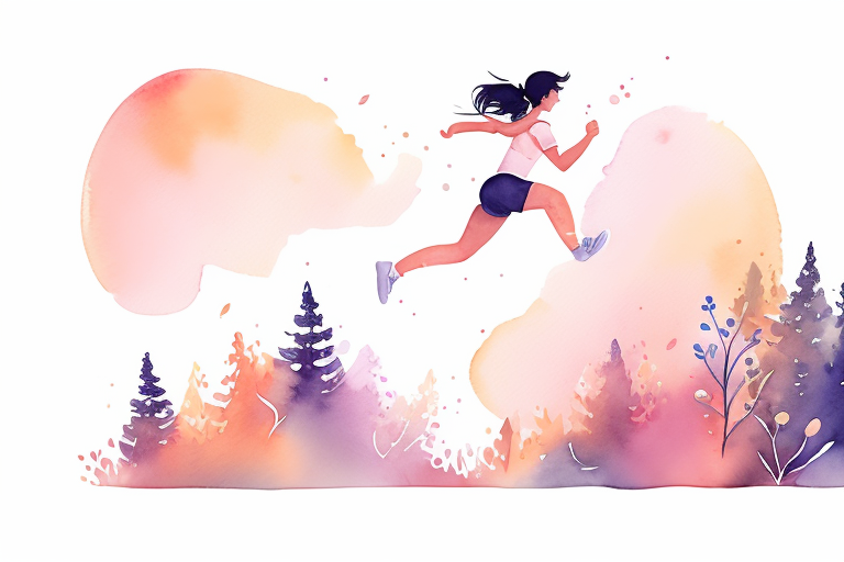 drafty-shrew643: An athlete girl running and jumping obstacles in a ...