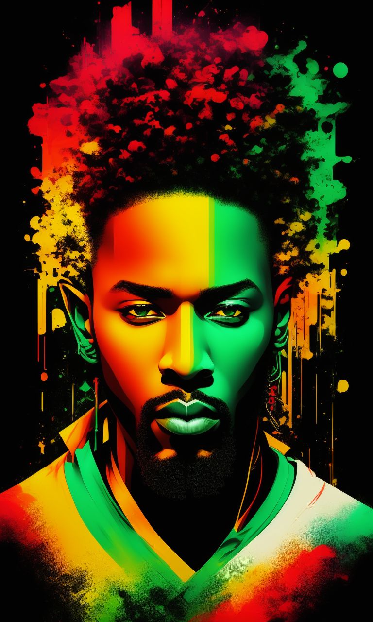 fond-deer425: T-shirt design, vector, sunset, reggae style, green ...