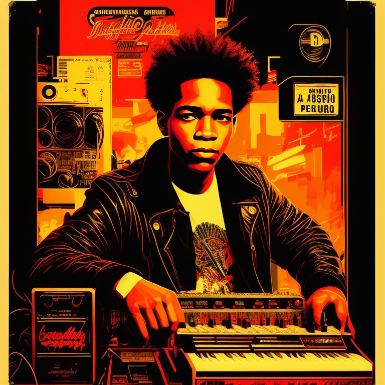 VARELA: synthesizer player, vintage style