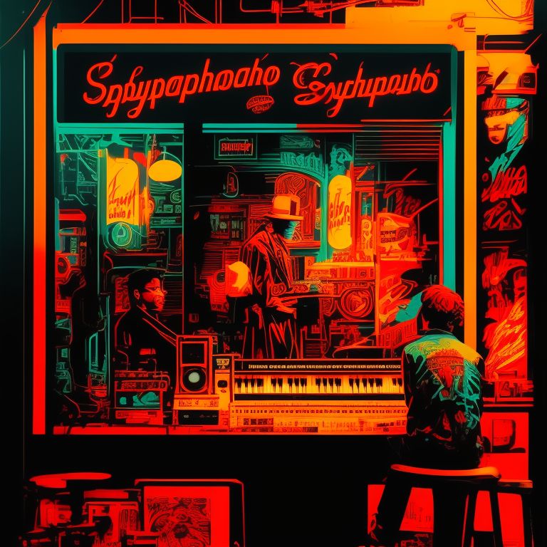 VARELA: synthesizer player, vintage style