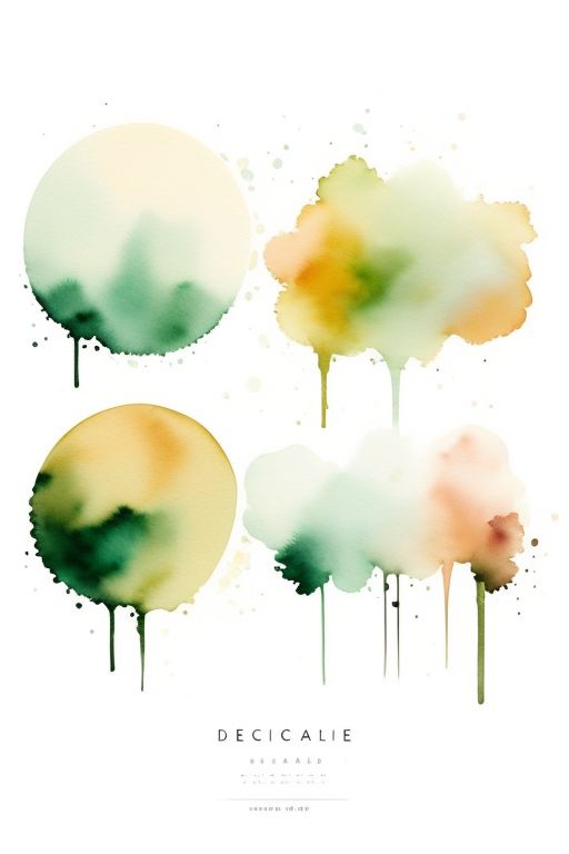 petty-jackal692: Minimalist watercolor art: Simple and elegant ...