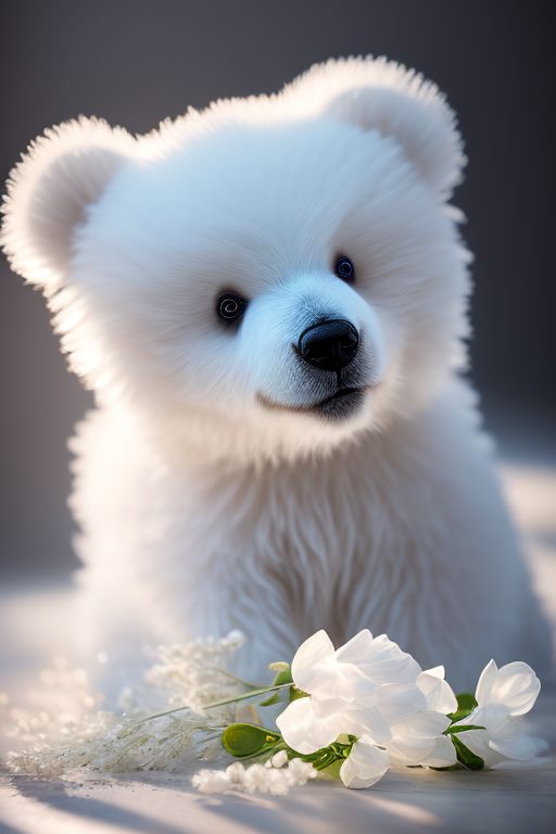 impure-deer189: fluffy white bear