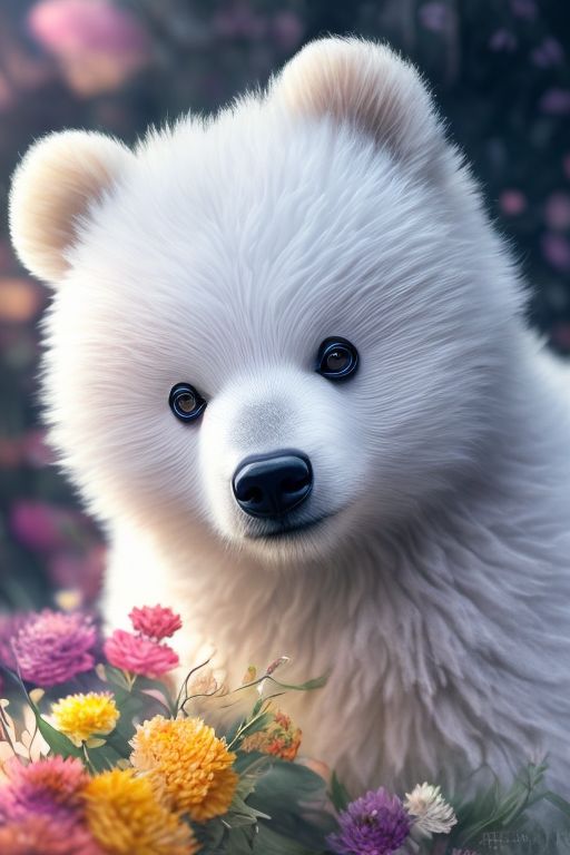 impure-deer189: fluffy white bear