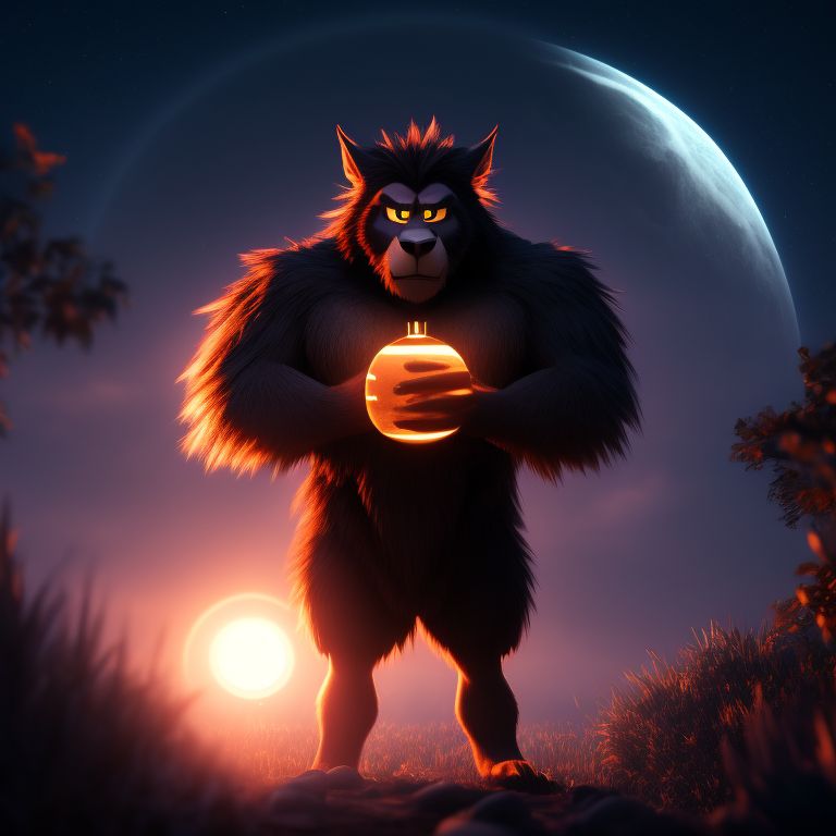 creamy-boar470: John is a massive werewolf who grey and black hair ...