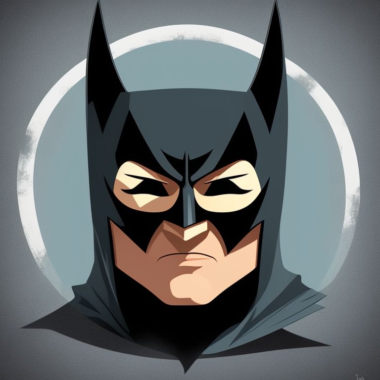 Batman Face Vector