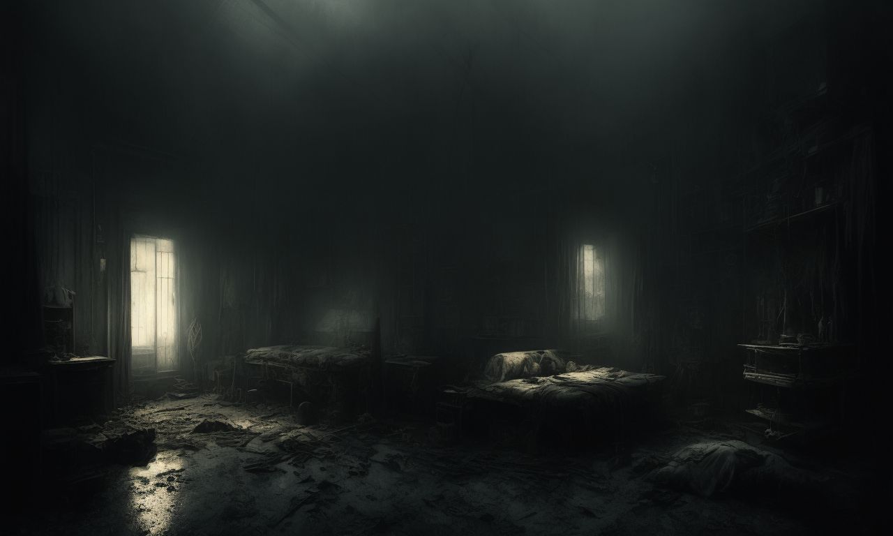 Gloomy And Dark Person