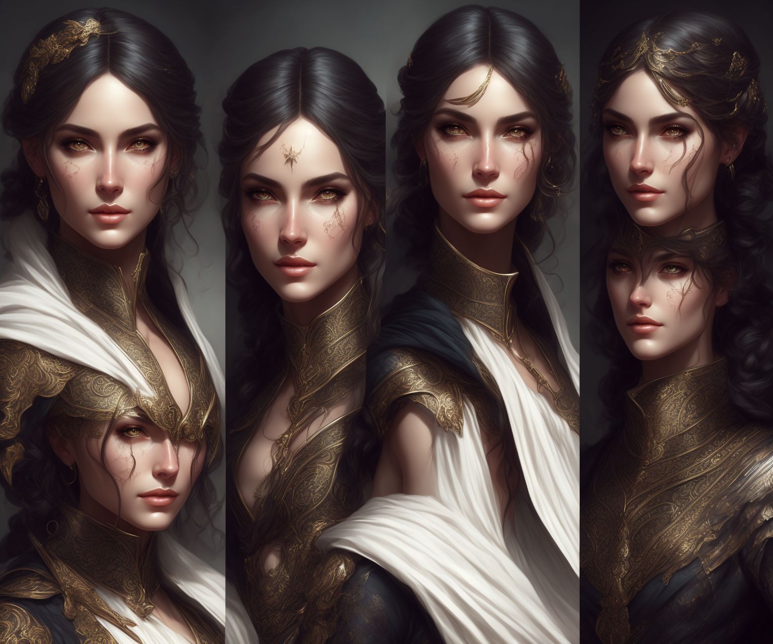 frail-rat512: In this mesmerizing waist-up portrait, two iconic figures ...