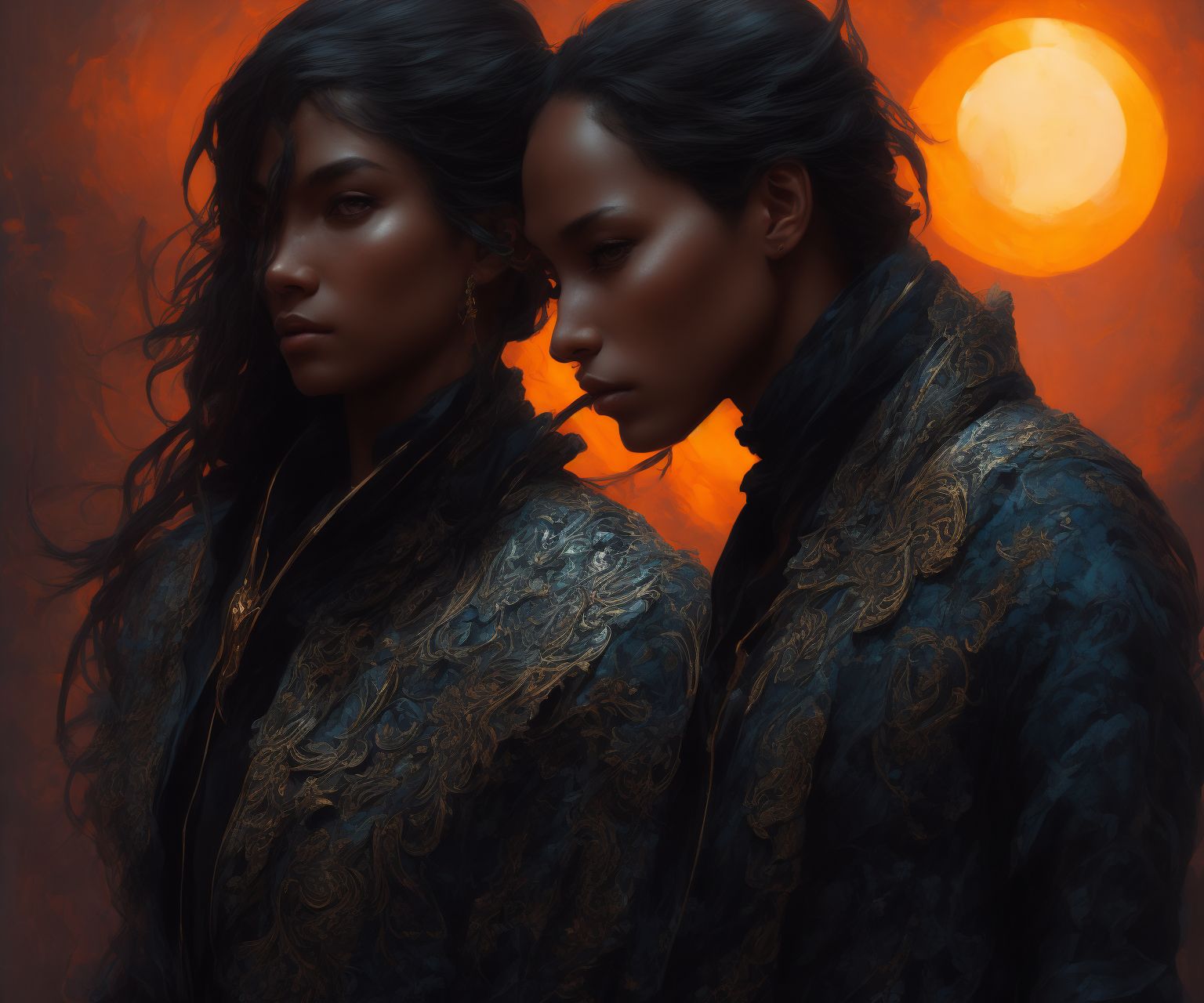 frail-rat512: In this breathtaking waist-up portrait, we encounter a ...