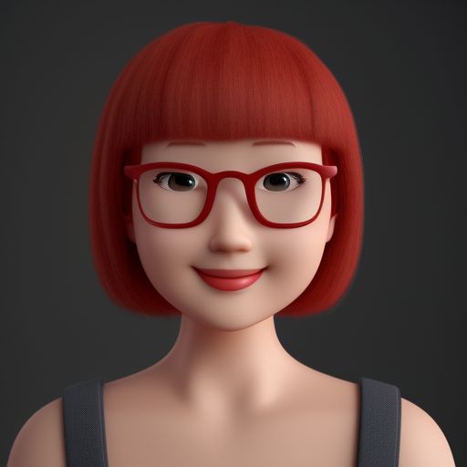 hot-heron531: masculine, Red hair, 3d rendering of a humanoid robot ...