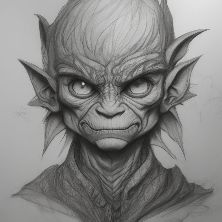 Green Goblin Pencil Drawings