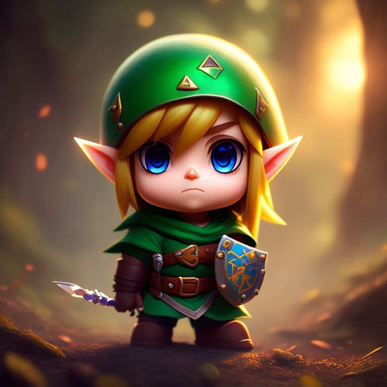 square-pig43: Little cute Link ocarina of time