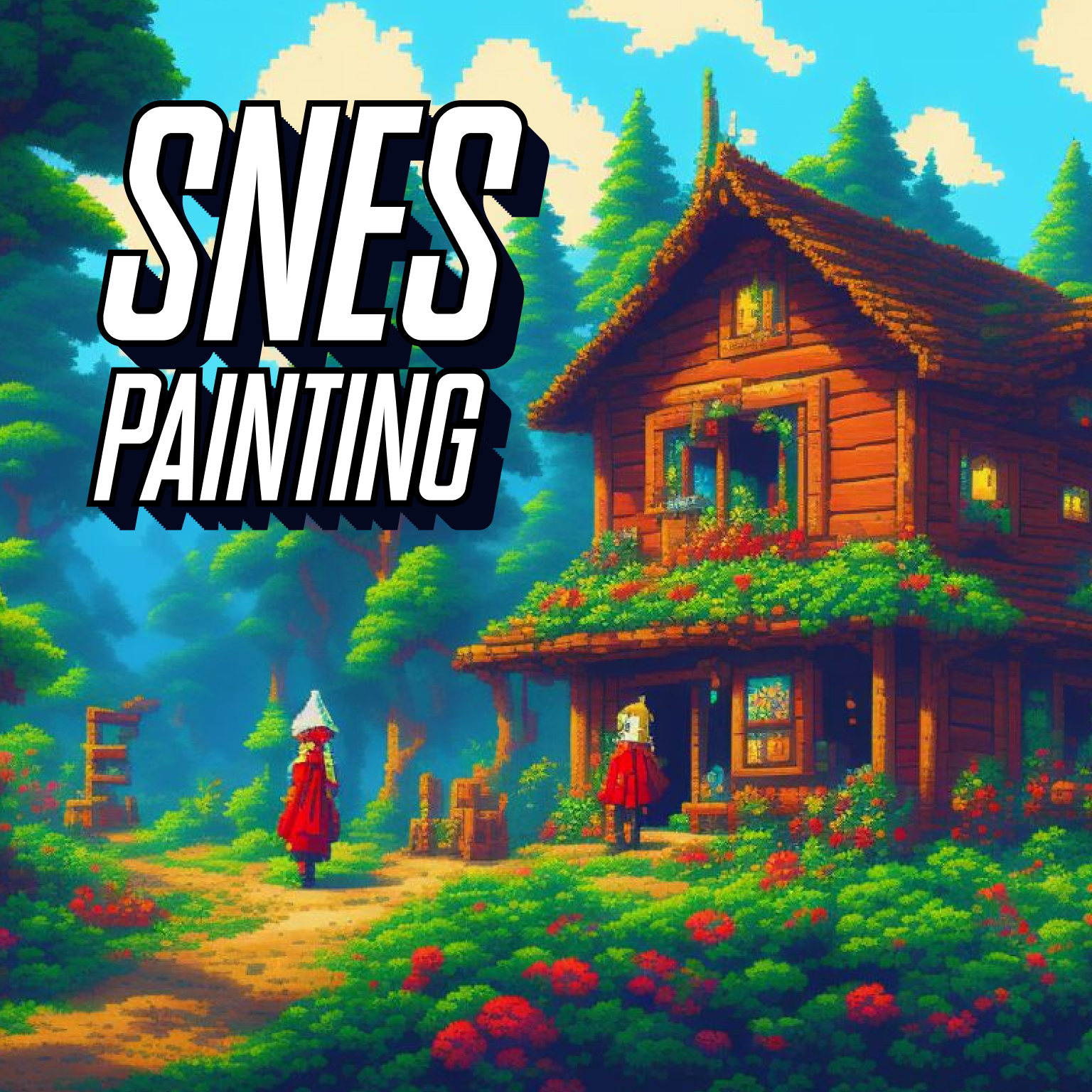 SNES Painting | PromptHunt Template