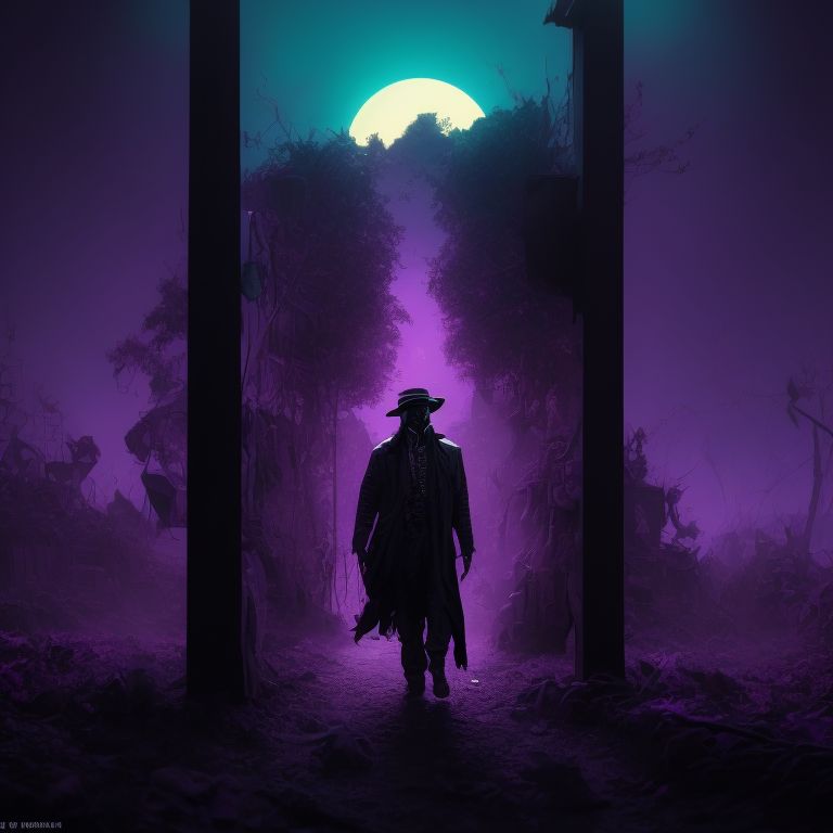 agile-toad893: Death metal themed purple colored queen of penguins in a ...