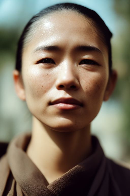 paltry-finch929: a portrait of beautiful old monk, realistic, radiant ...