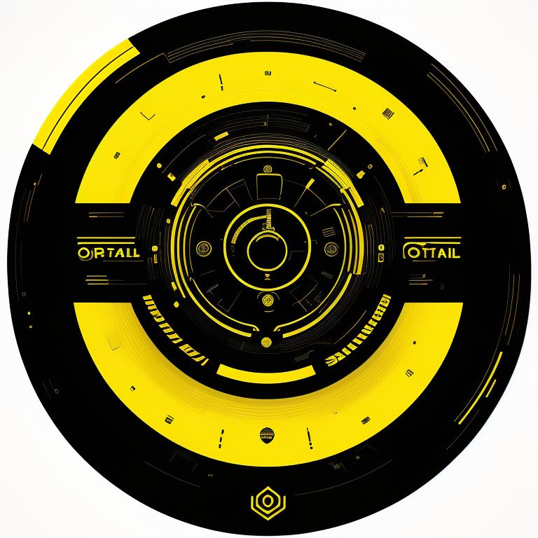 few-kouprey121: ORBTAL CIRCLE WITH THE COLORS BLACK AND YELLOW, on ...